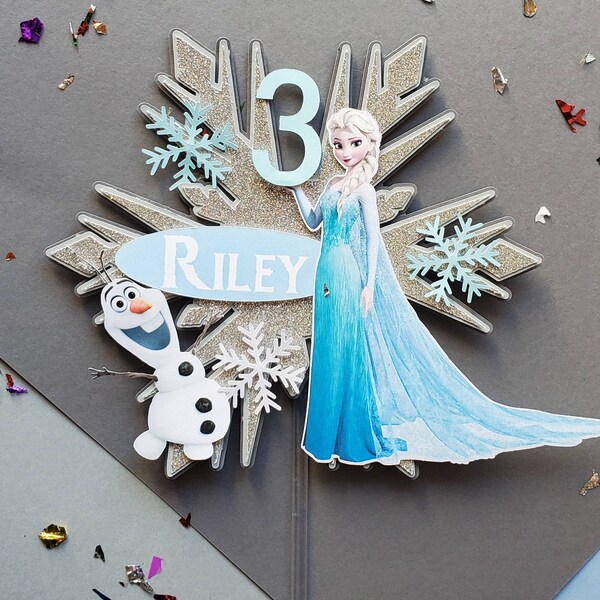 Elsa Cake Topper - Etsy