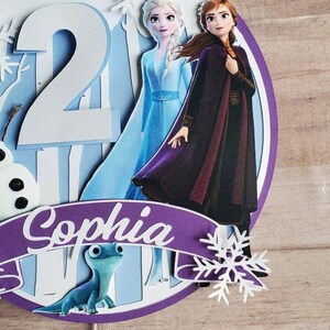 Frozen 2 Themed Cake Topper - Etsy
