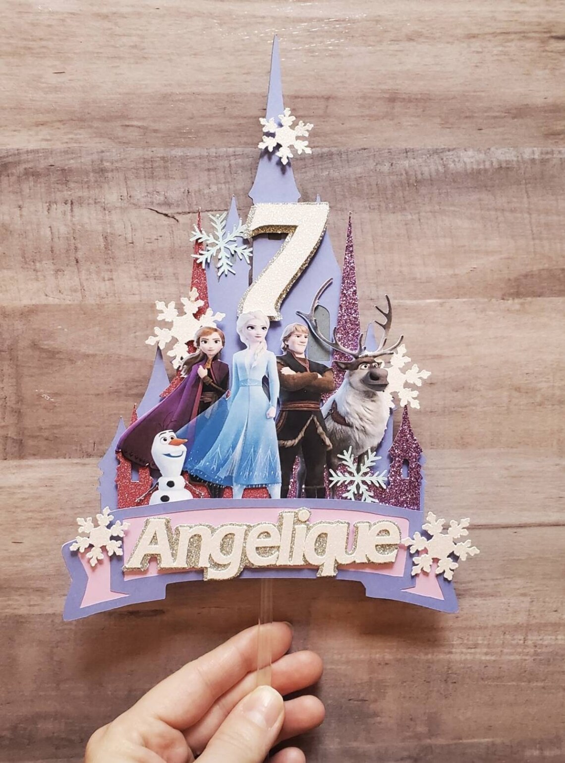 Frozen 2 Inspired Cake Topper - Etsy