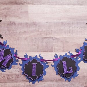 Descendants Party Banner/ Birthday - Etsy