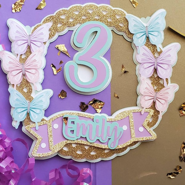 Butterfly Cake Topper - Etsy