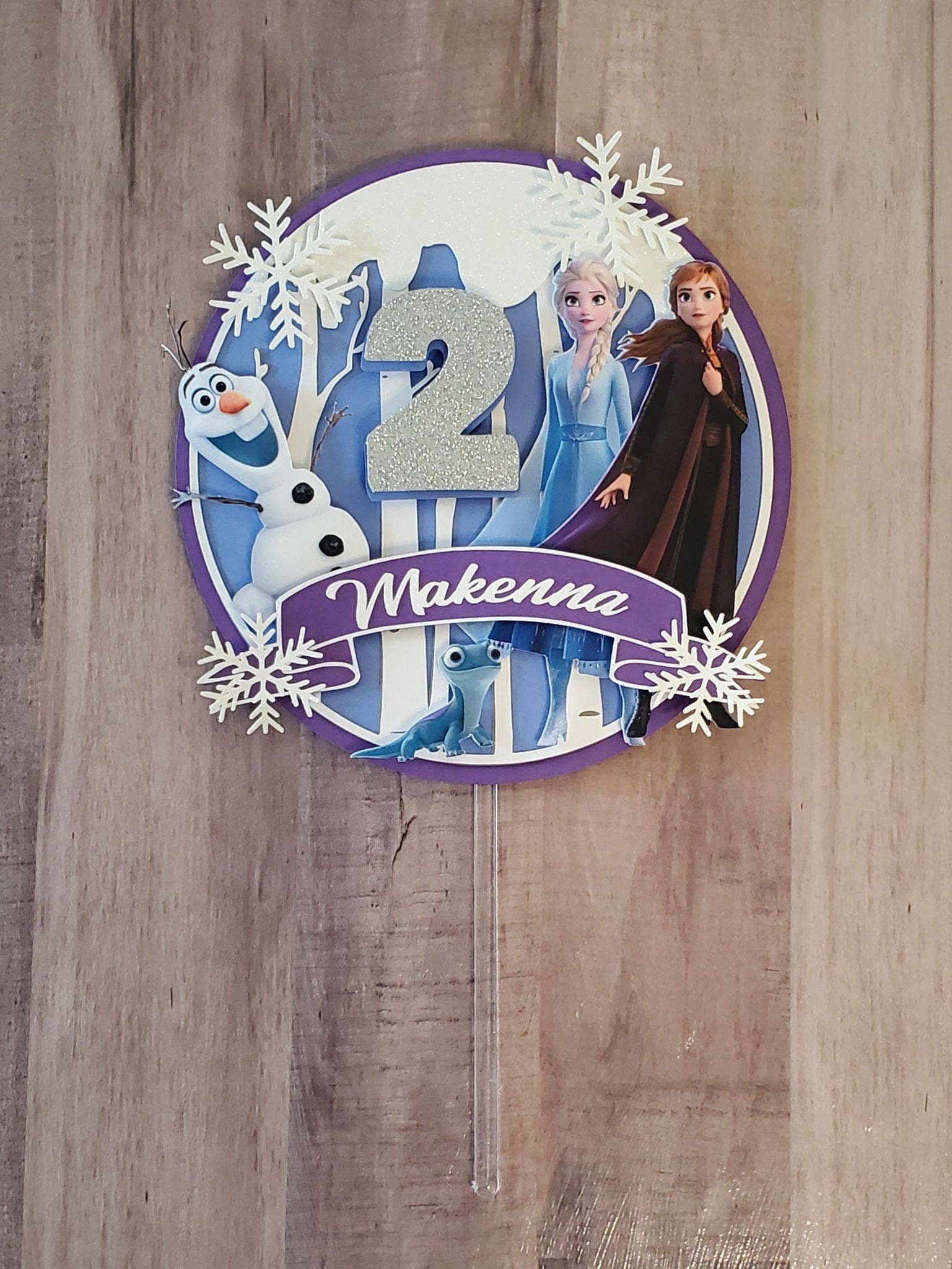 Frozen 2 Themed Cake Topper - Etsy