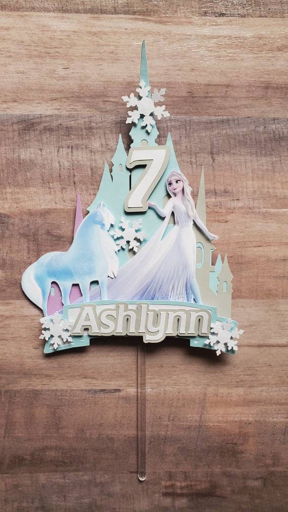Frozen 2 Inspired Cake Topper - Etsy