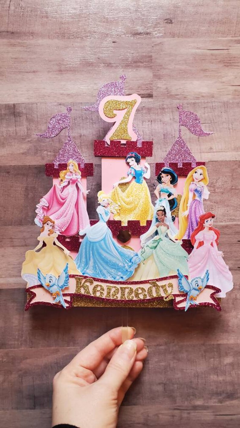 Princess Cake Topper - Etsy