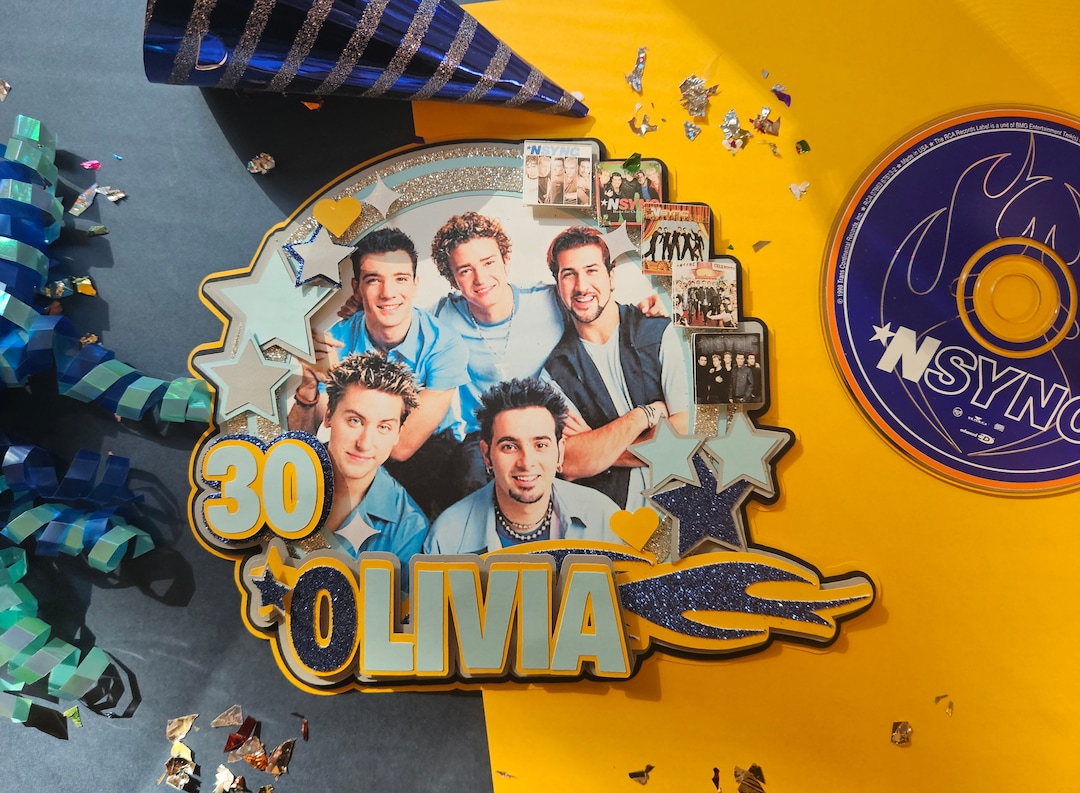 NSYNC Cake Topper - Etsy