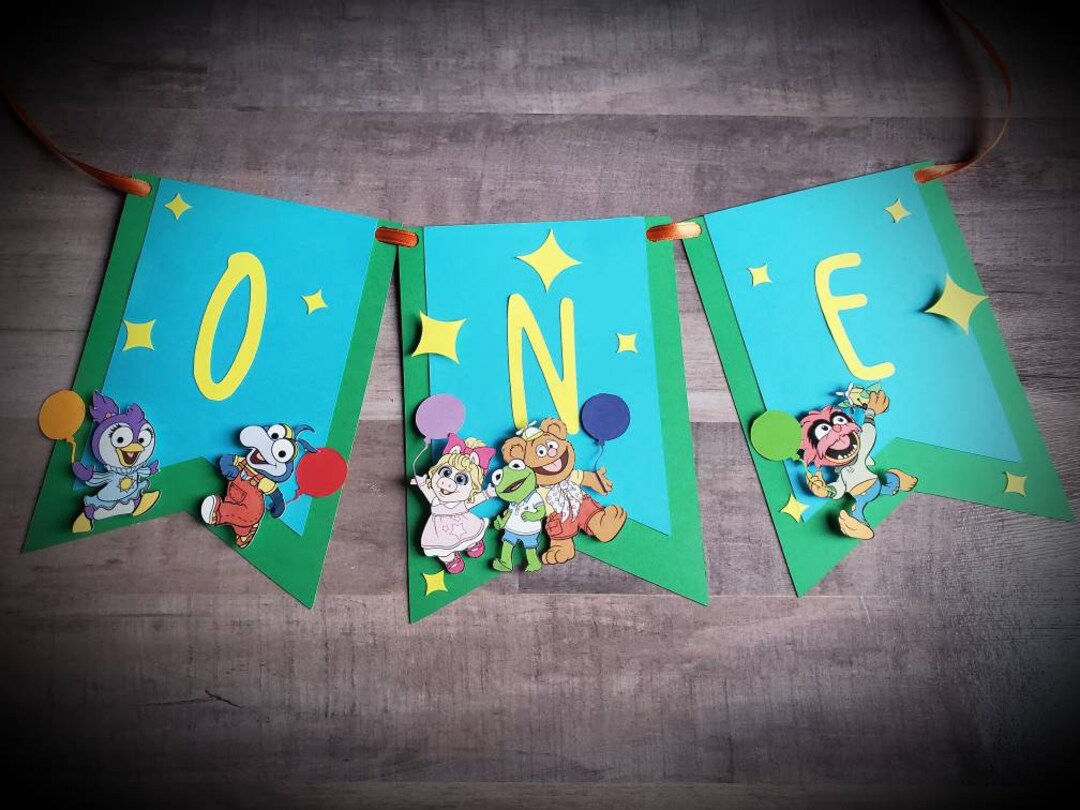 Muppet Babies Birthday Banner! - Etsy