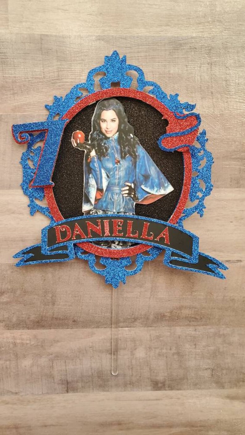 Custom Descendants cake topper | Etsy