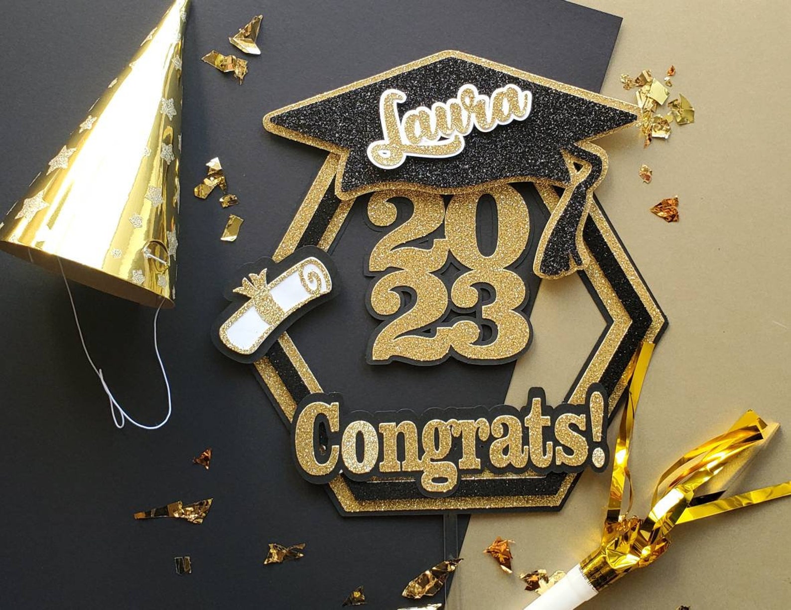 Custom Graduation Cake Topper - Etsy