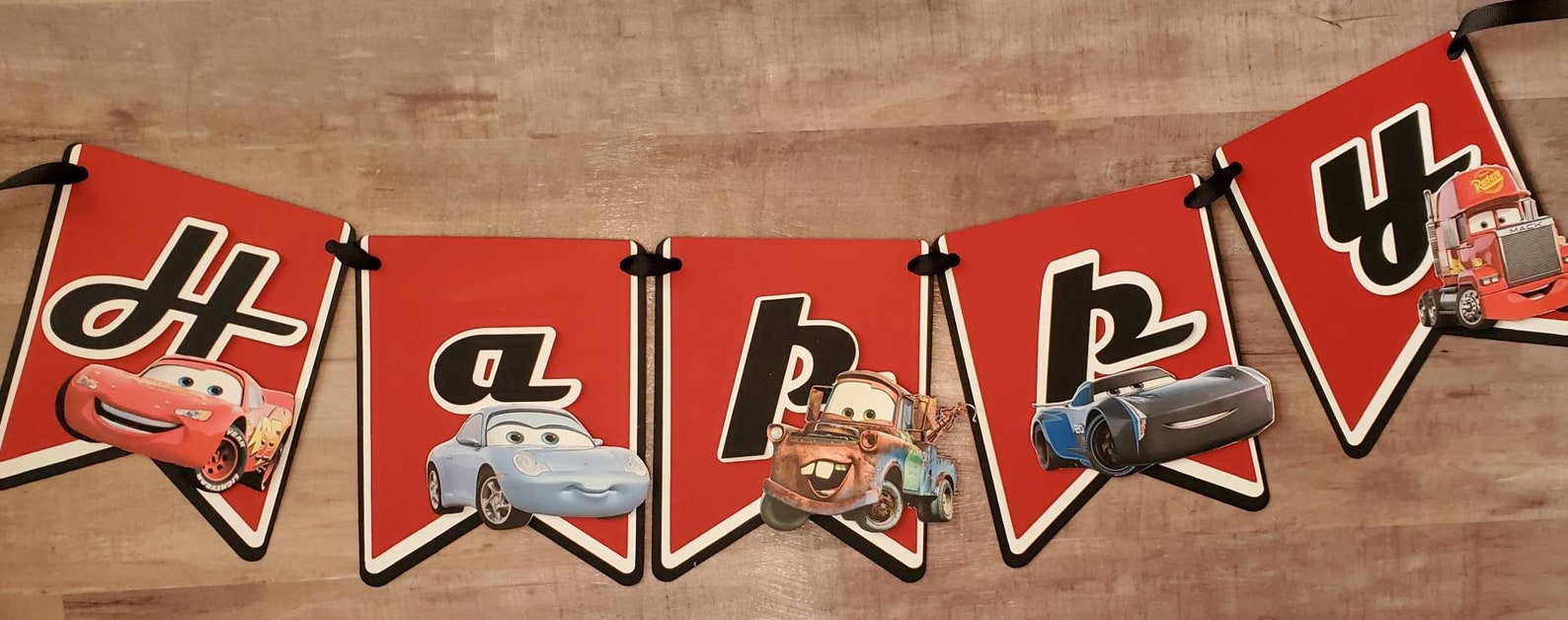 Cars Inspired Birthday Banner - Etsy
