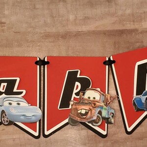 Cars Inspired Birthday Banner! - Etsy