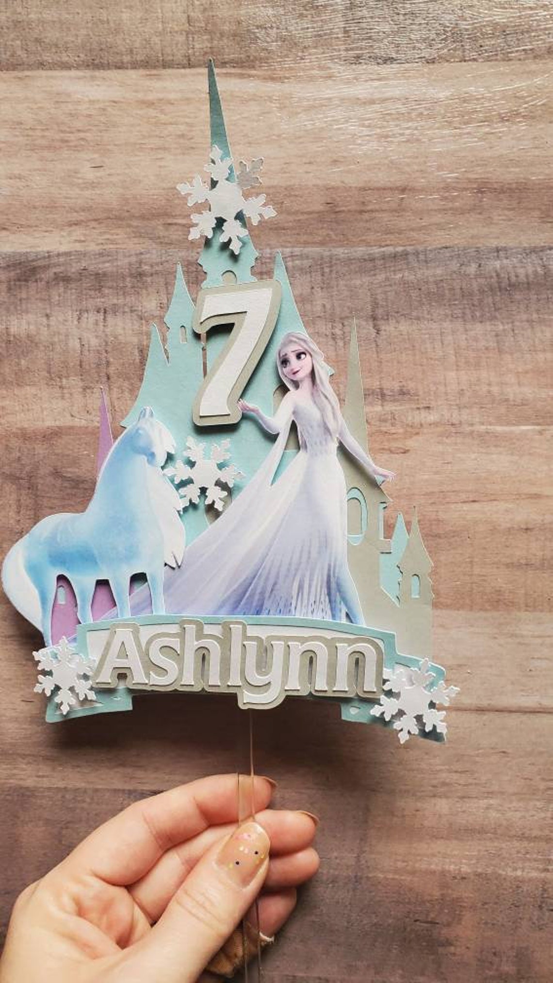 Frozen 2 Inspired Cake Topper - Etsy