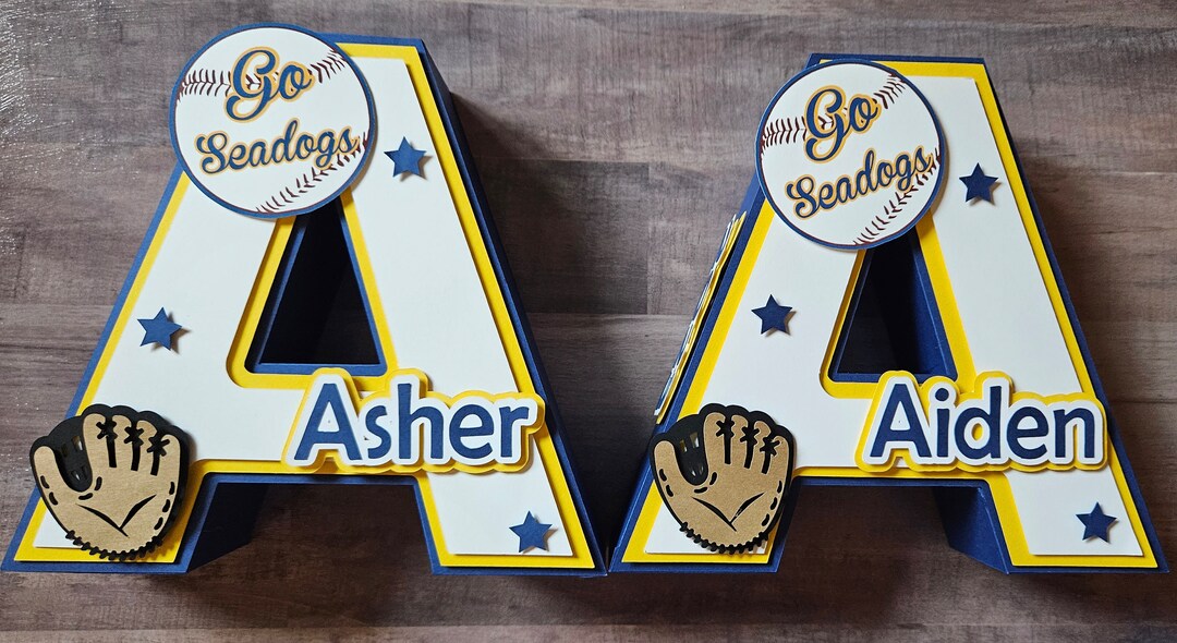3D Letters/ Team Gifts - Etsy