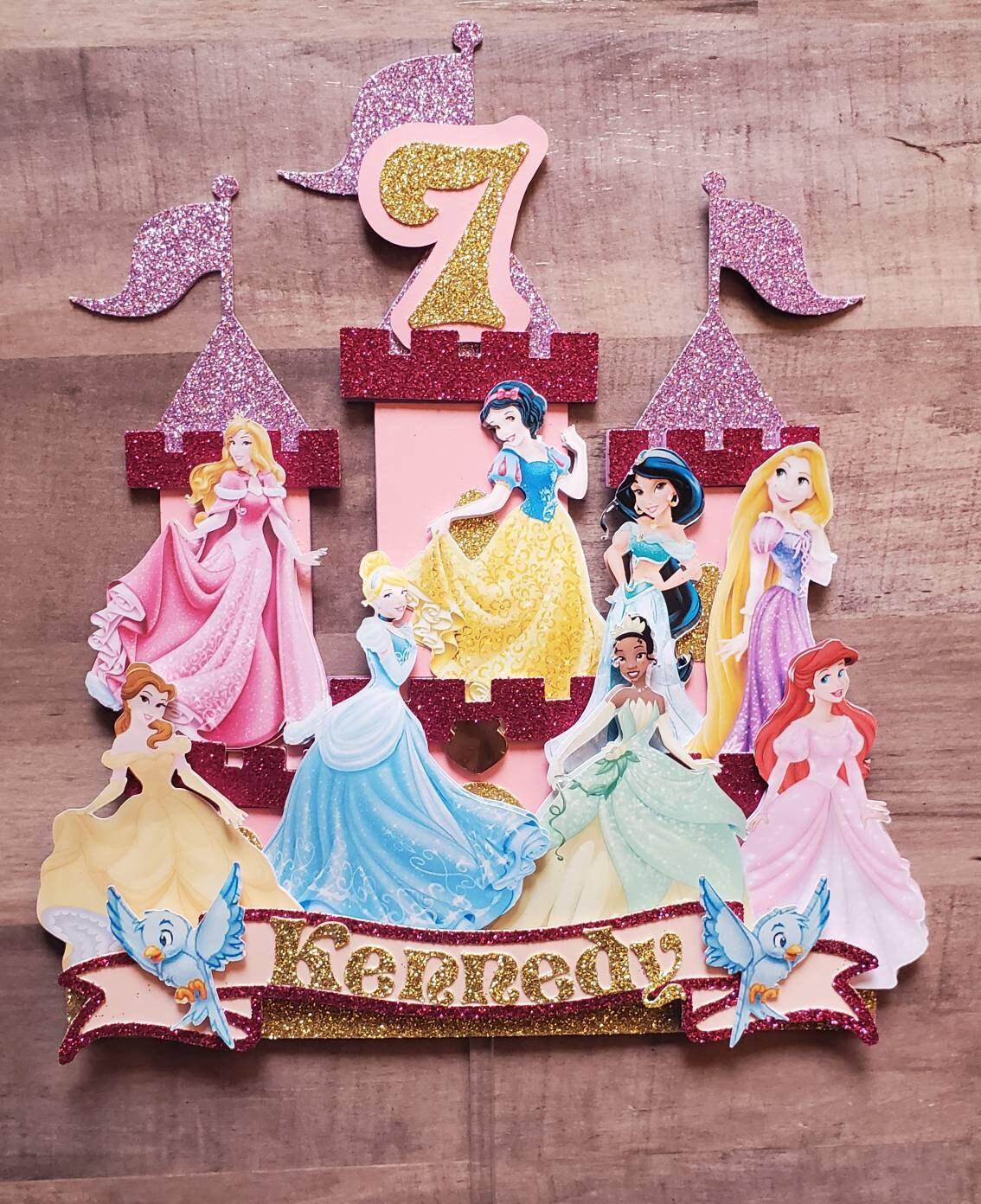 Princess Cake Topper - Etsy