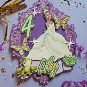 Princess Tiana/ Princess and the Frog Cake Topper - Etsy