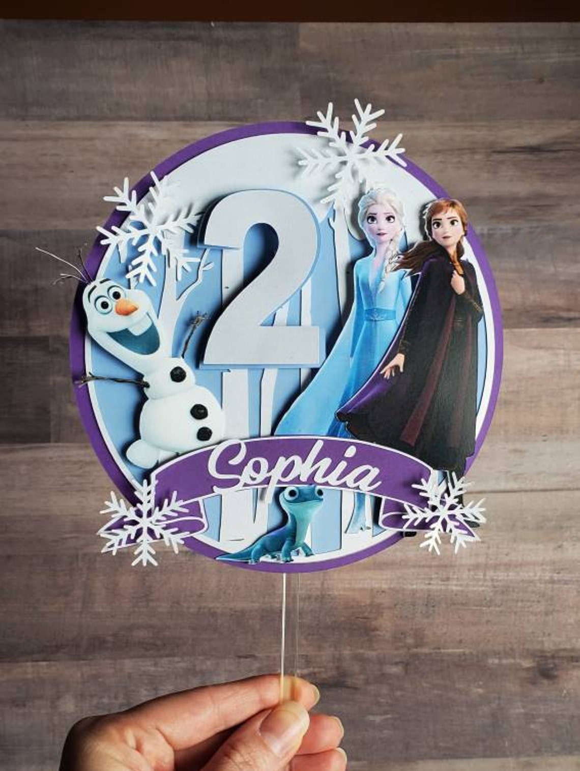 Frozen 2 Themed Cake Topper - Etsy