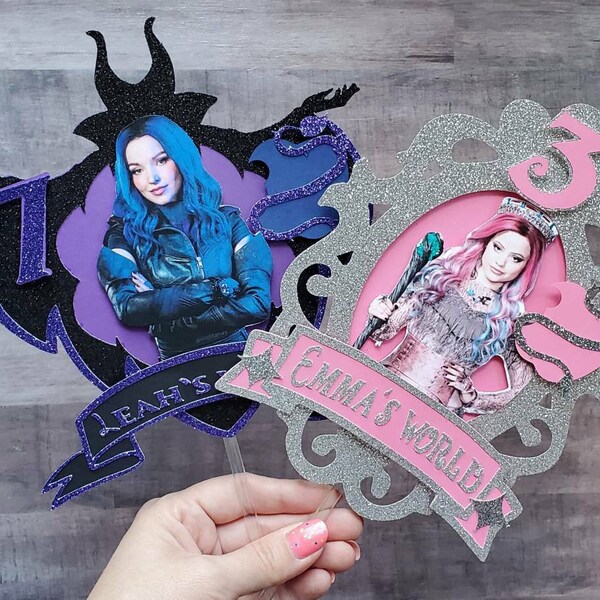 Descendants Cake Topper - Etsy