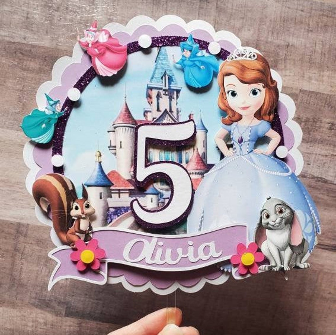 Sofia the First Cake Topper/ Princess Sofia - Etsy