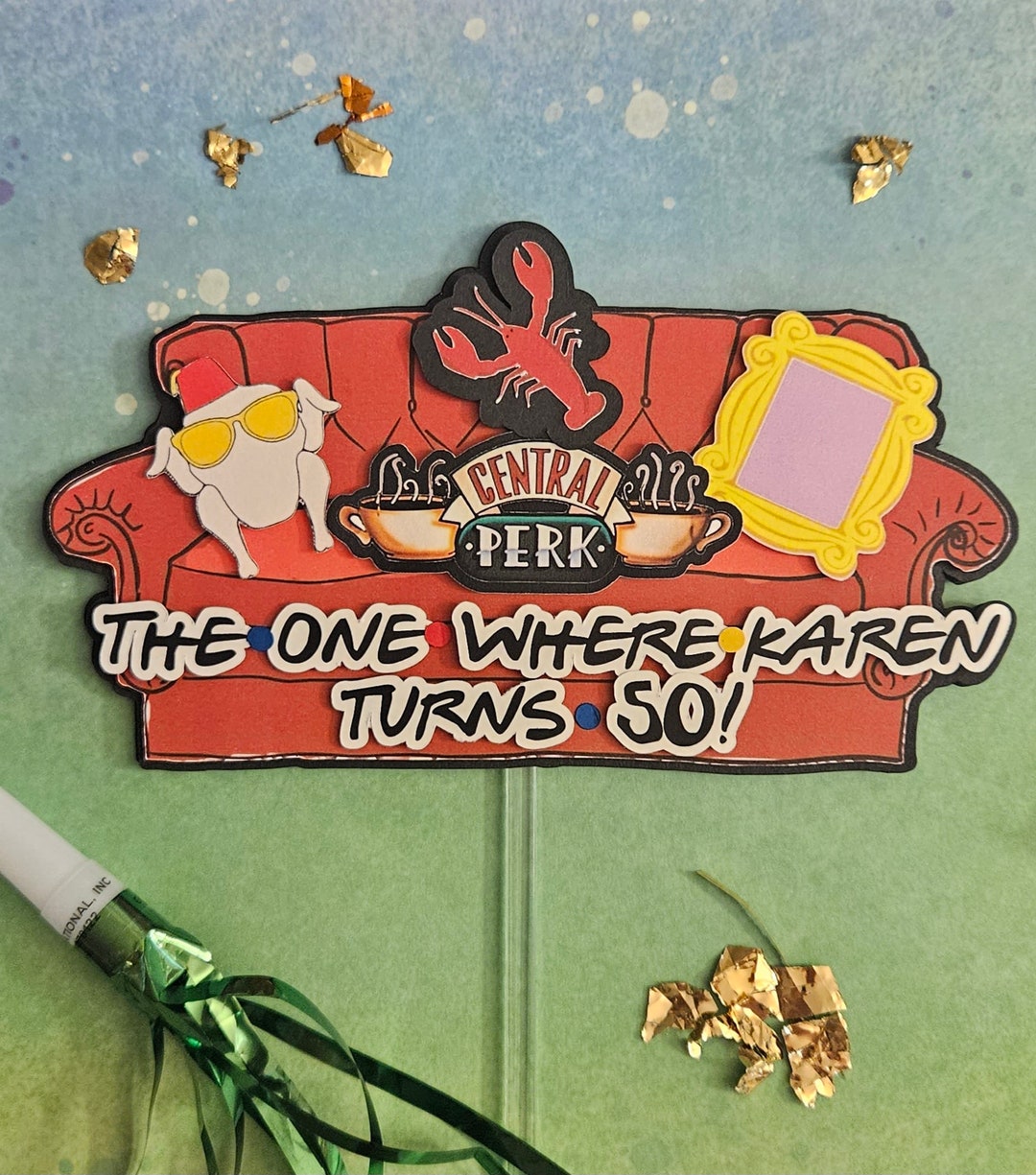 F.R.I.E.N.D.S Inspired Cake Topper! - Etsy