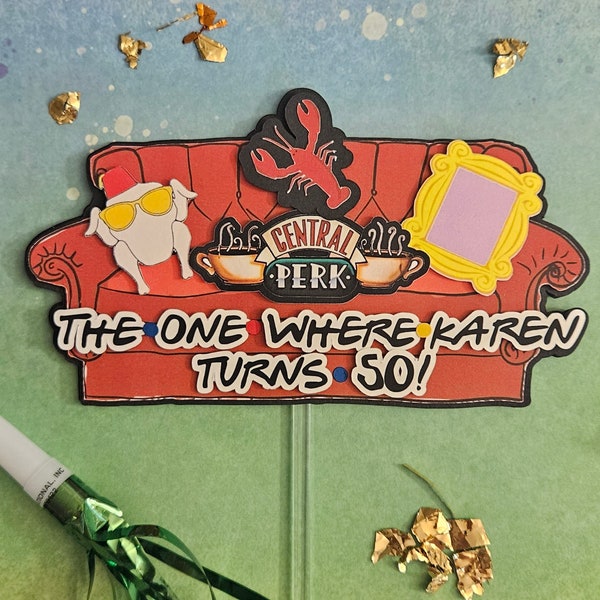 Friends Cake Topper - Etsy