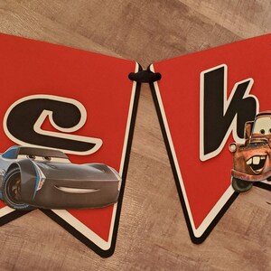 Cars Inspired Birthday Banner! - Etsy