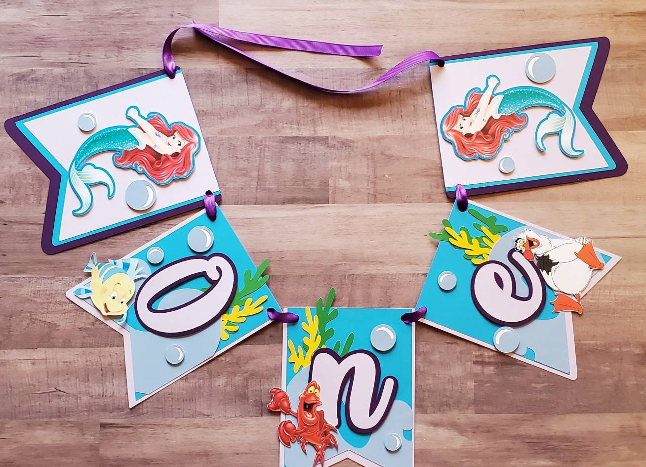 Little Mermaid Birthday Banner - Etsy
