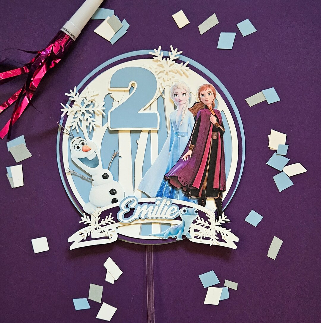Frozen 2 Themed Cake Topper - Etsy
