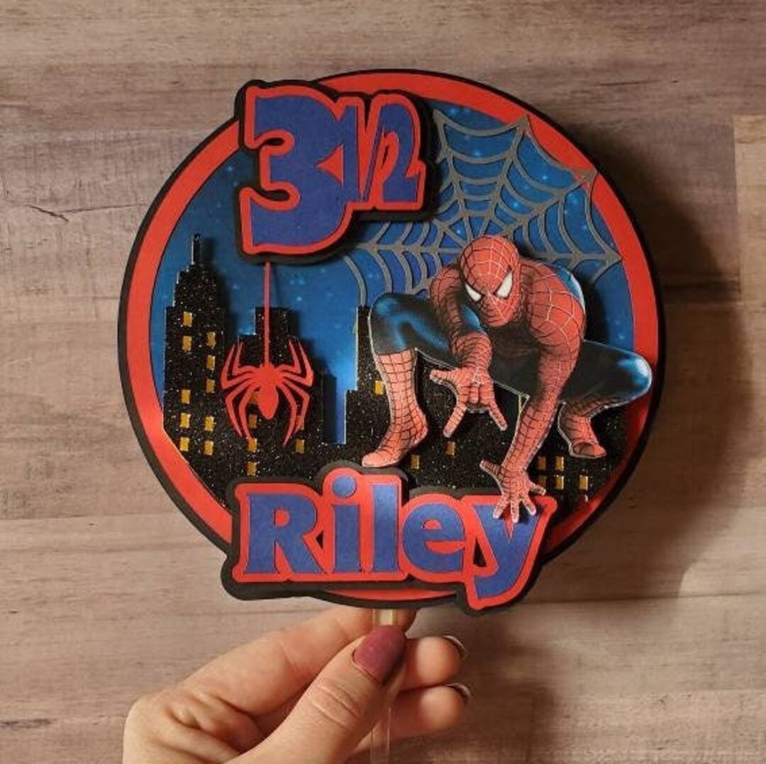 Spiderman Cake Topper! - Etsy