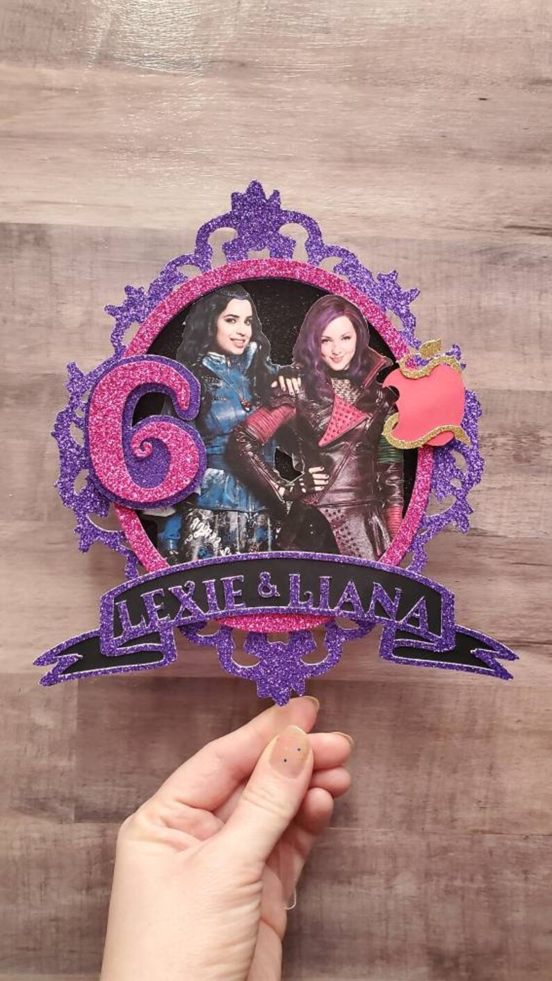 Custom Descendants Cake Topper - Etsy