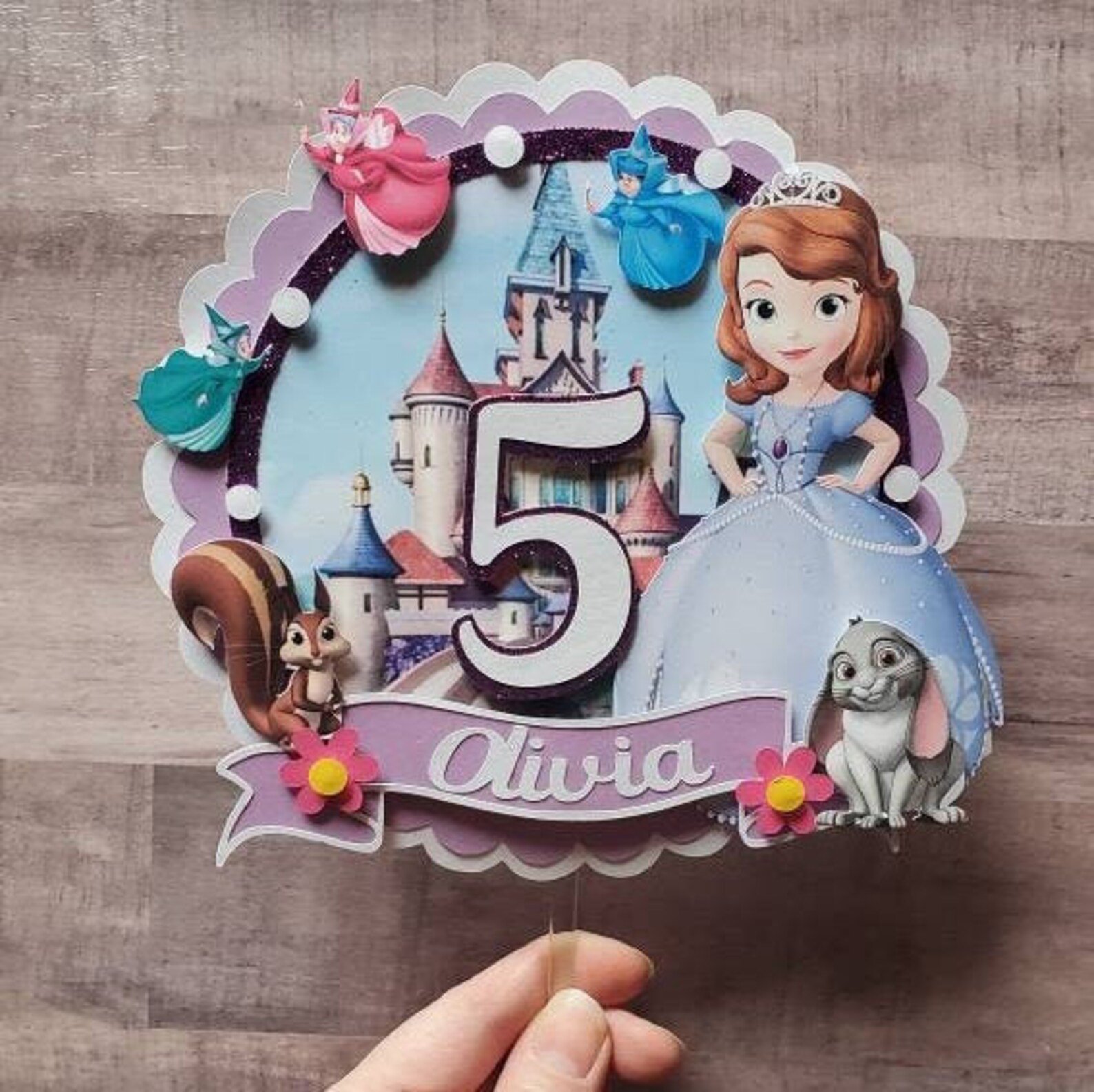 Sofia the First Cake Topper/ Princess Sofia - Etsy