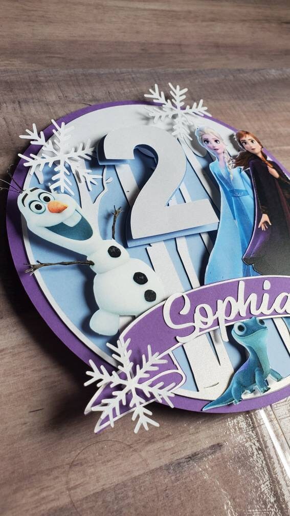 Frozen 2 Themed Cake Topper - Etsy