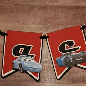 Cars Inspired Birthday Banner! - Etsy