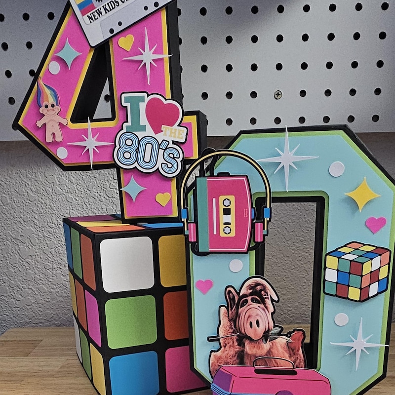 80s Centerpiece - Etsy