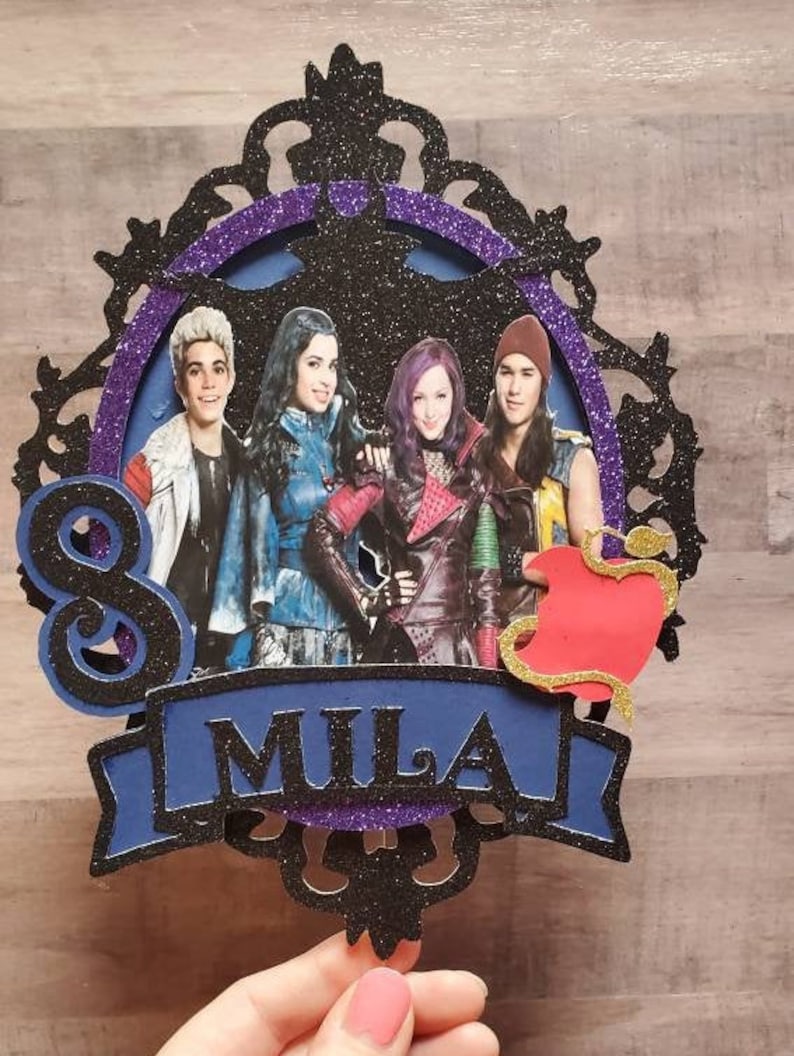Custom Descendants Cake Topper - Etsy