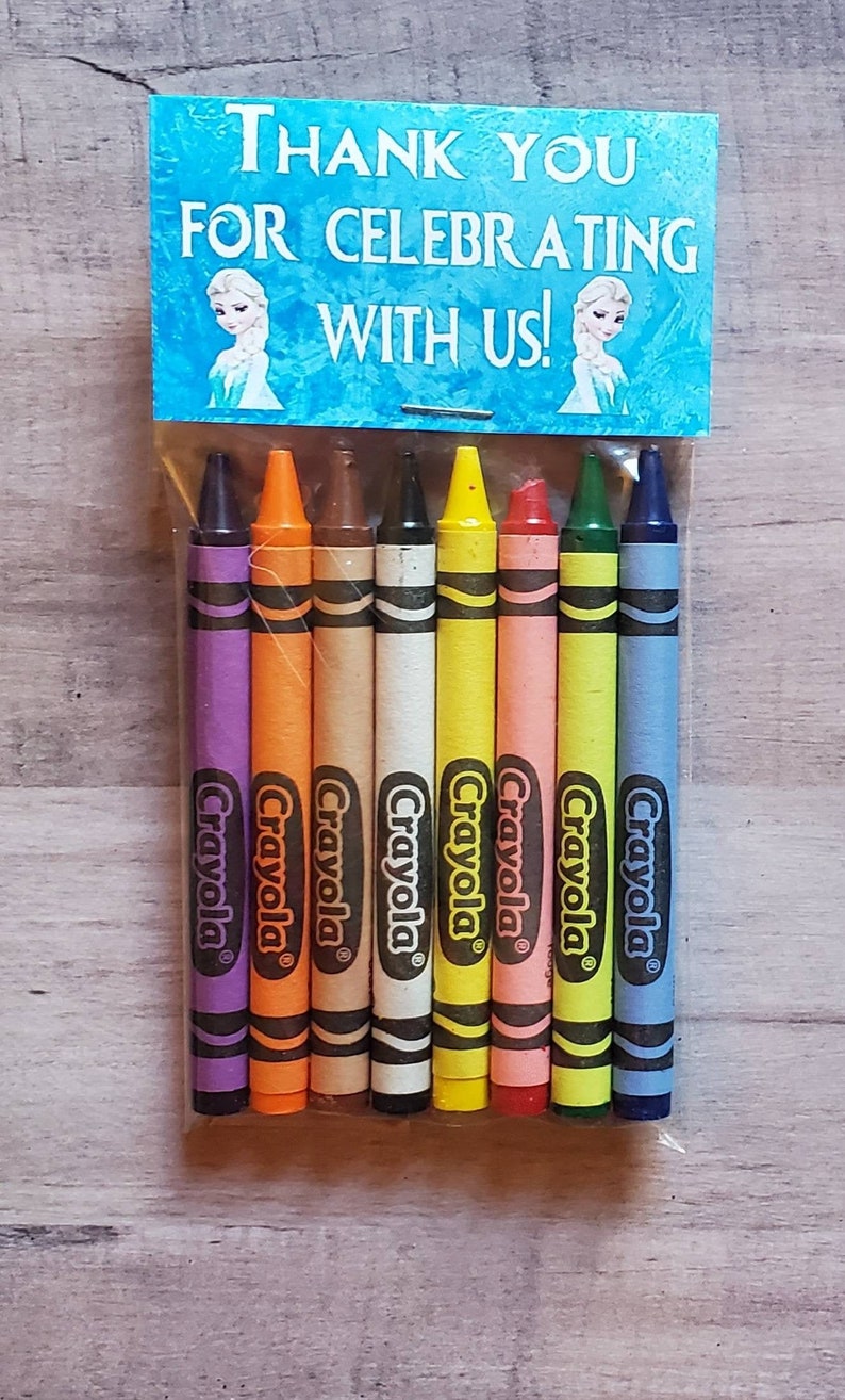 Custom Crayon Party Favors - Etsy