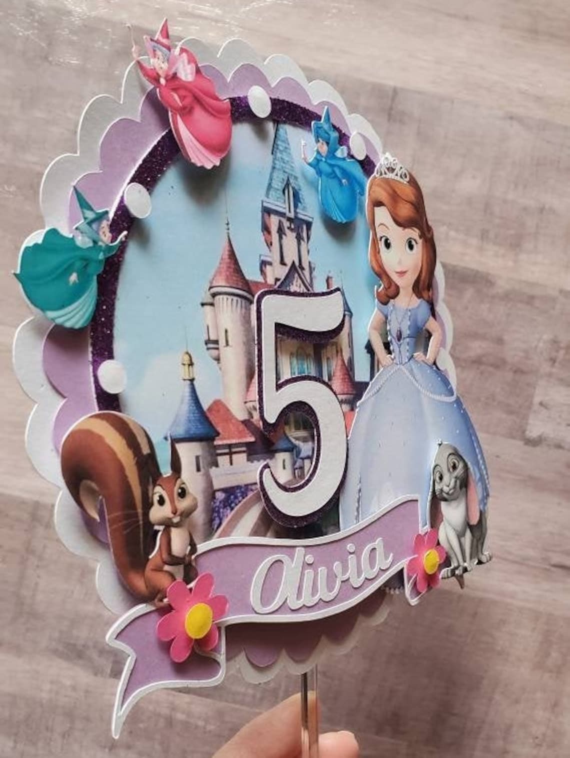 Sofia the First Cake Topper/ Princess Sofia - Etsy