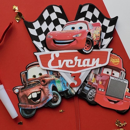 Custom Cars Cake Topper Cars Birthday Party Cars Party - Etsy