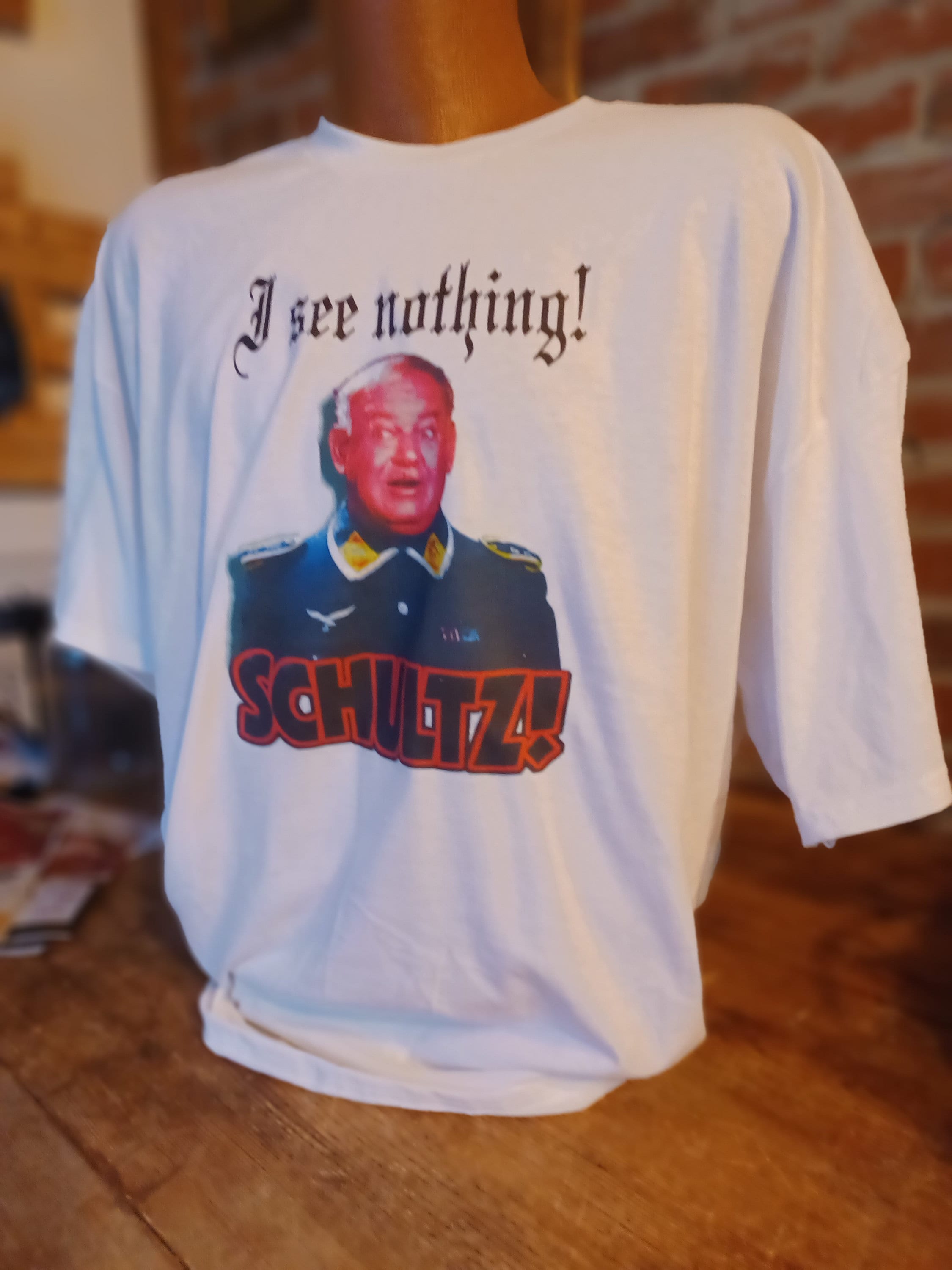 Hogans Heroes Sgt. Schultz I See Nothing T-shirt - Etsy