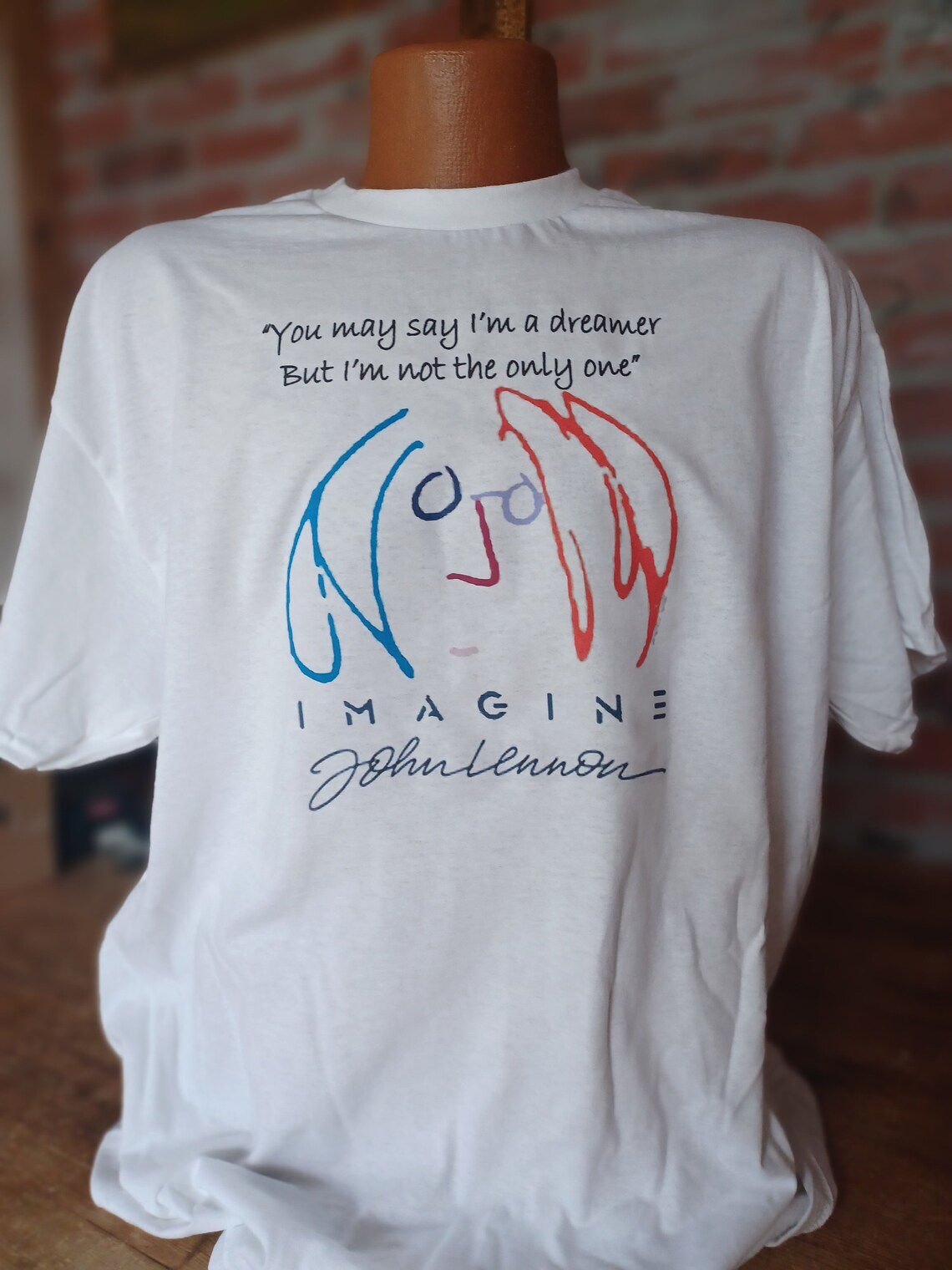 The Beatles John Lennon Imagine T-shirt - Etsy