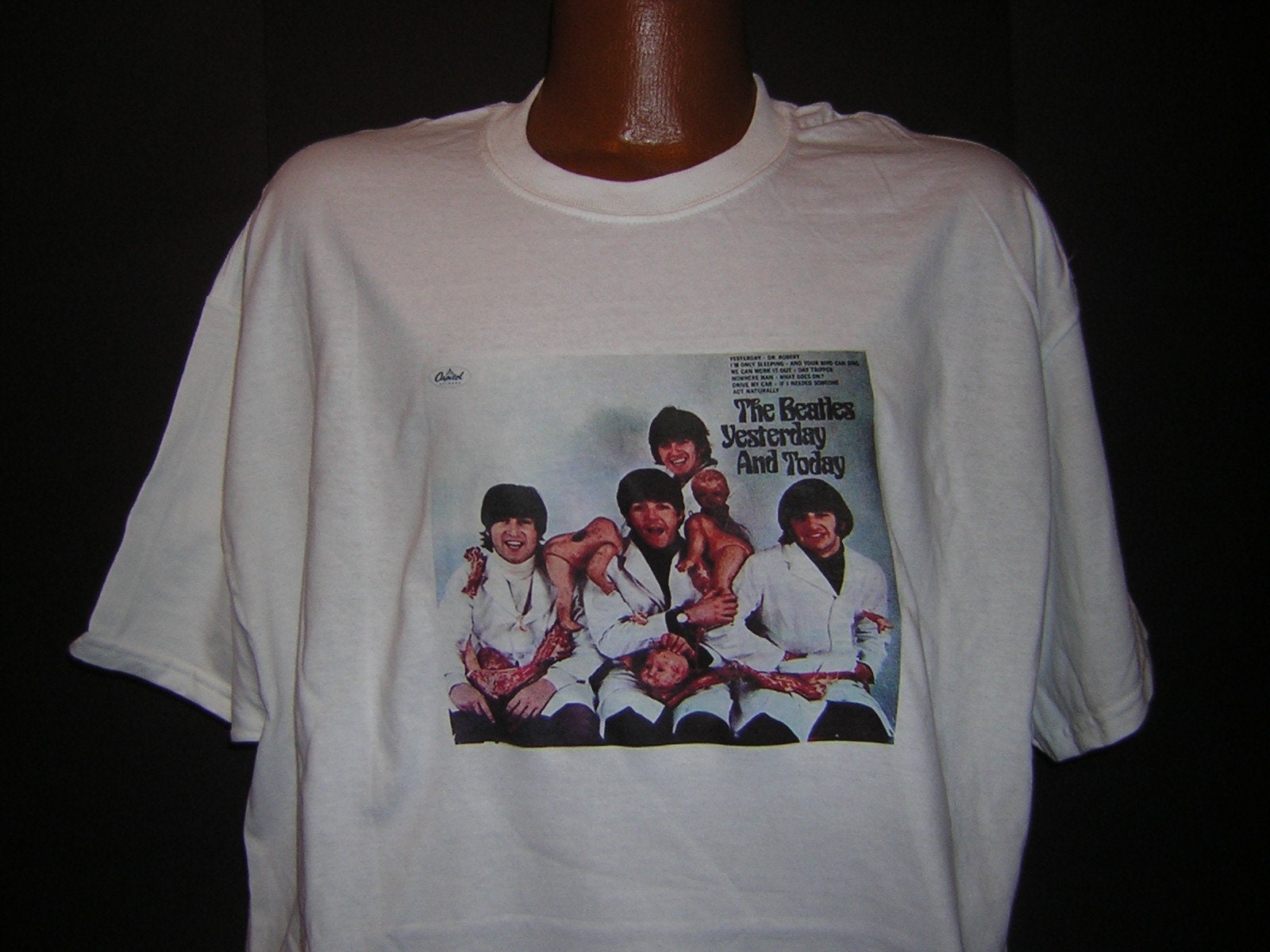 The Beatles Butcher Block T-shirt - Etsy