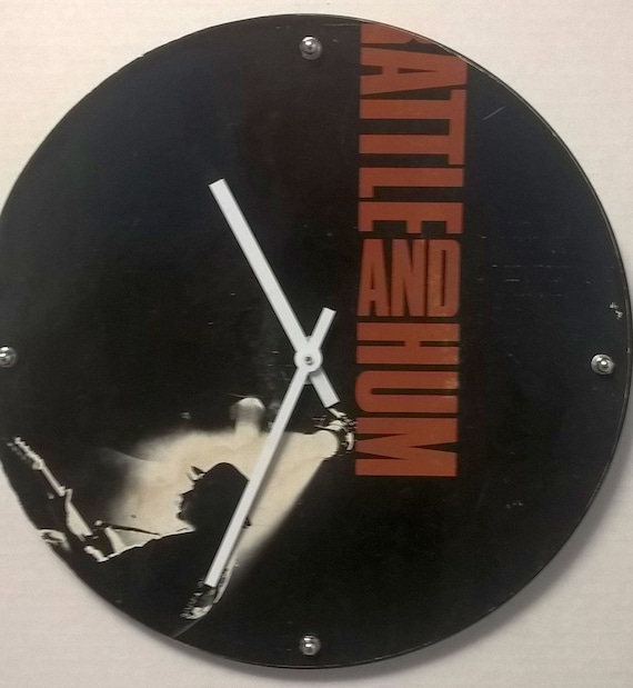 U2 LP Record Album Cover Clock | Etsy