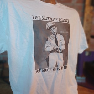 Andy Griffith Barney Fife Fife Security Agency T-shirt - Etsy