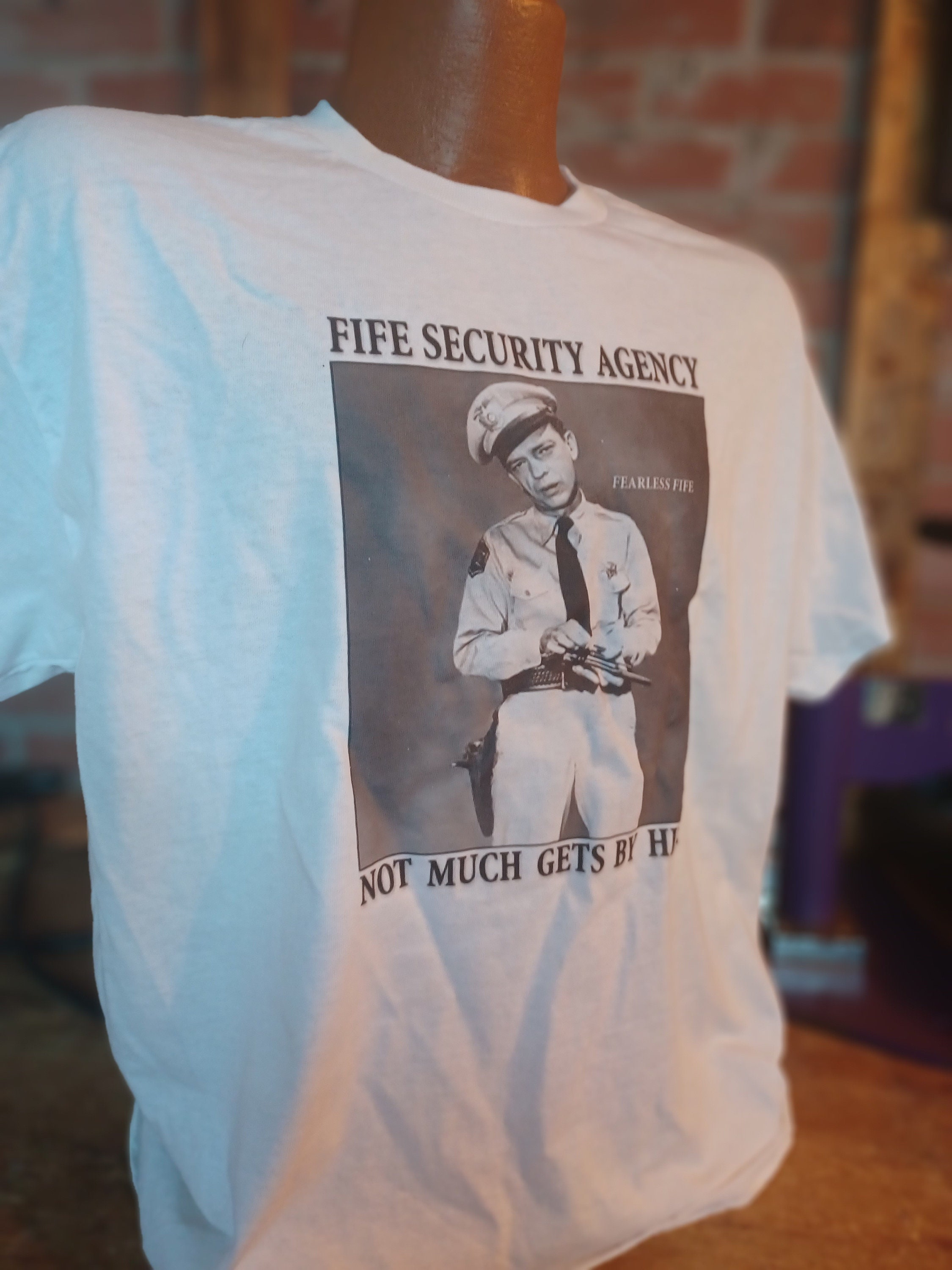 Andy Griffith Barney Fife Fife Security Agency T-shirt - Etsy
