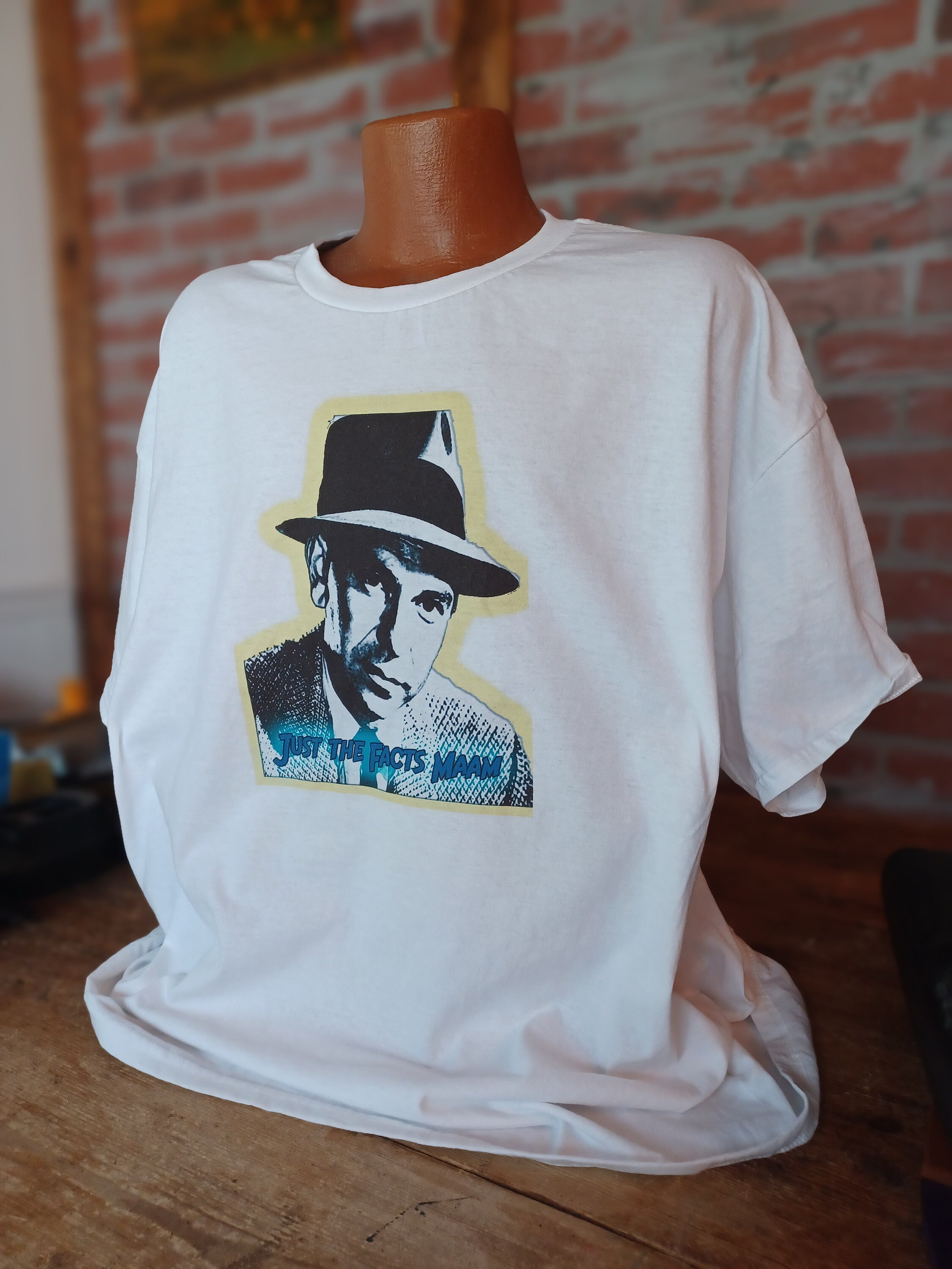 Dragnet Just the Facts Ma'am T-shirt - Etsy