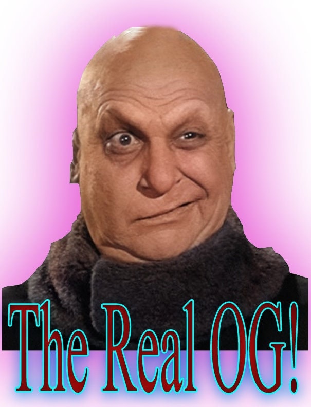 The Addams Family Uncle Fester the Real OG T-shirt - Etsy