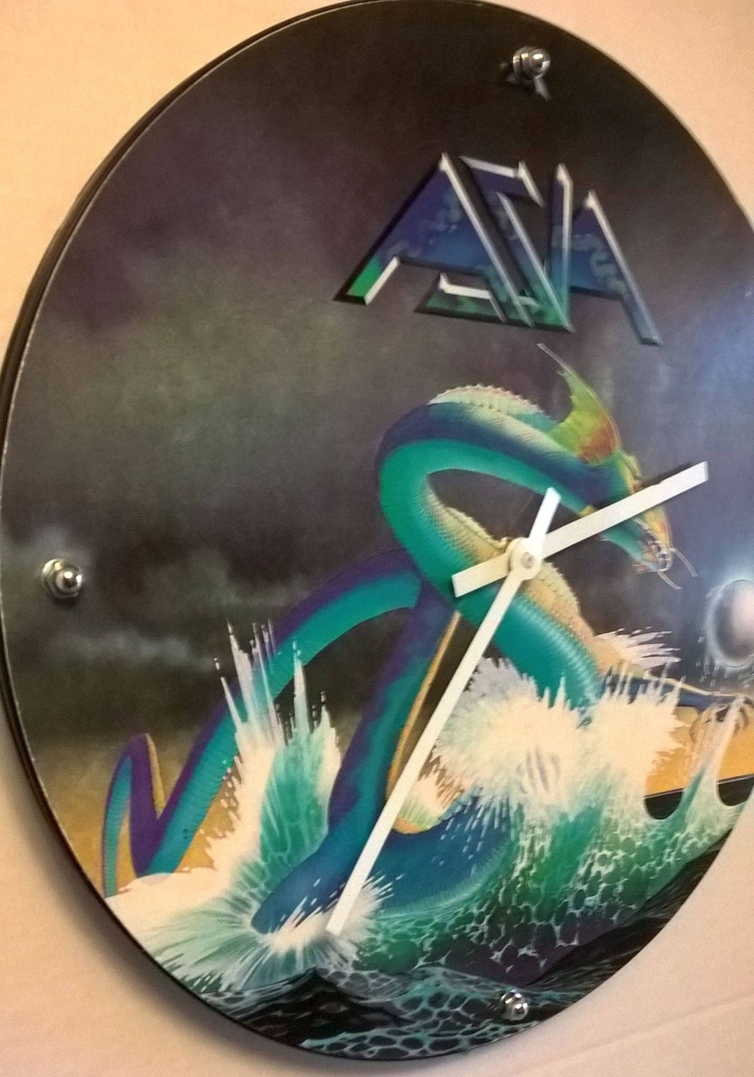 ASIA Front Cover Album Rock Clock - Etsy