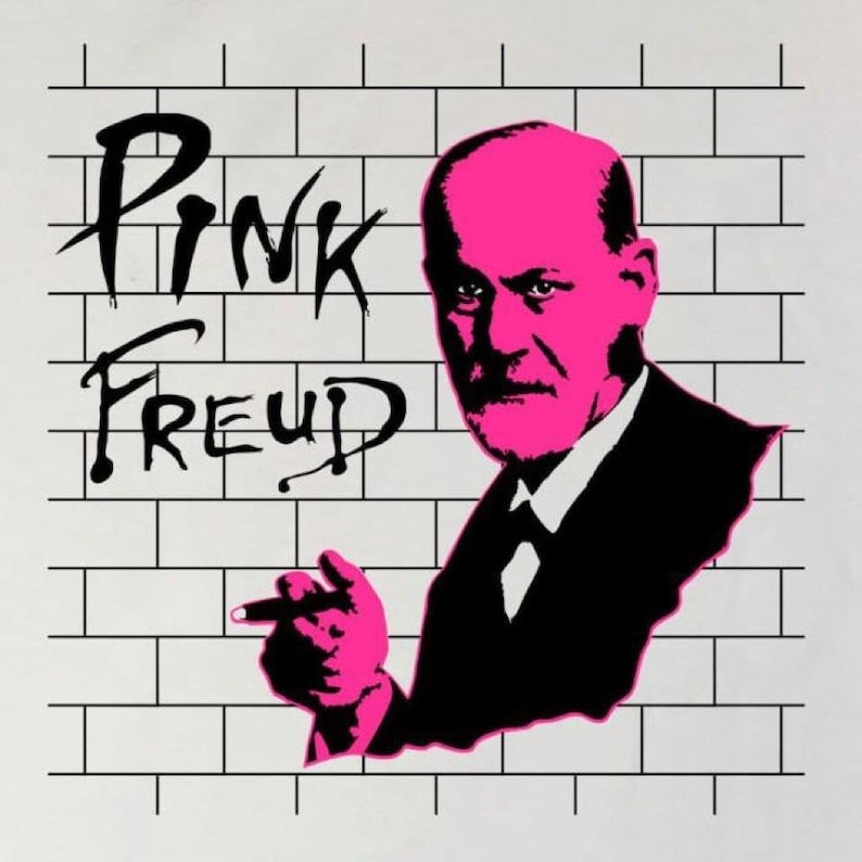 Pink Sigmund Freud T-shirt - Etsy