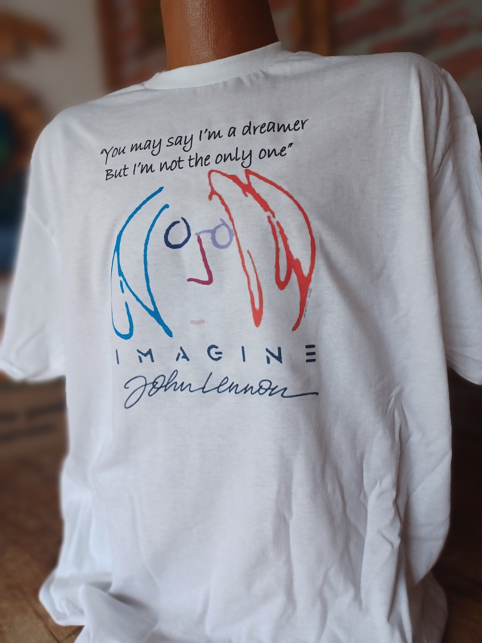 The Beatles John Lennon Imagine T-shirt - Etsy