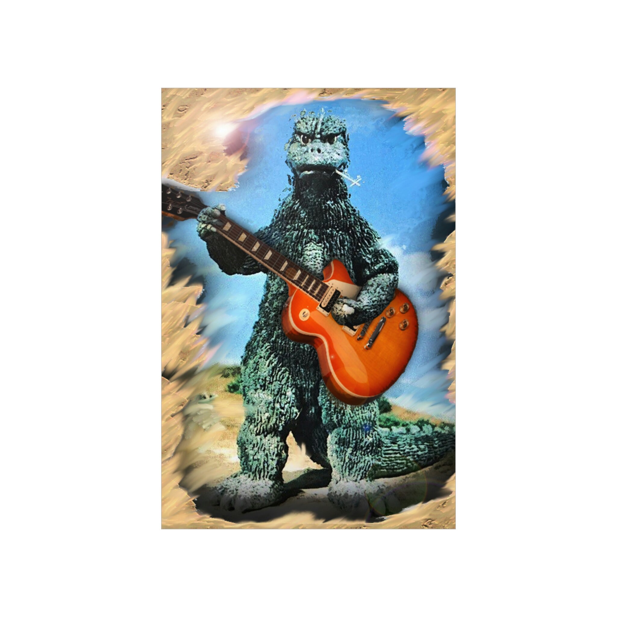 Godzilla Monsters of Rock Premium Matte 24x36 Poster - Etsy