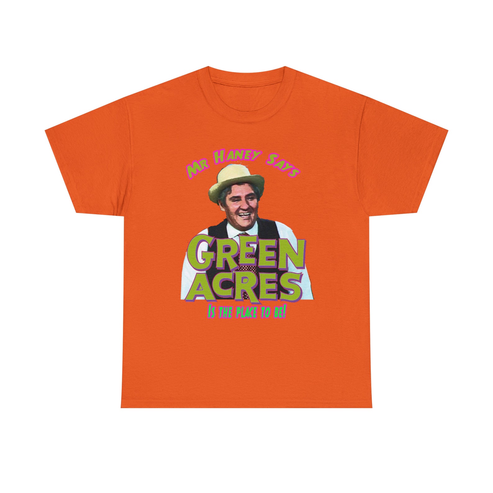 Green Acres Mr. Haney Cotton Tee - Etsy