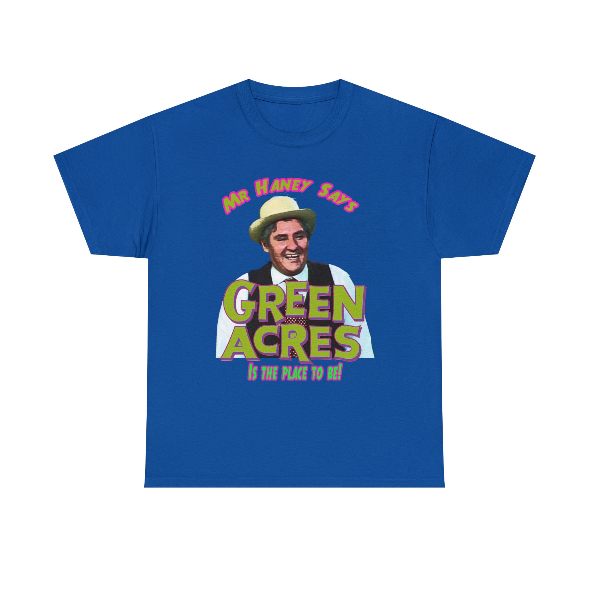 Camiseta de algodón Green Acres Mr. Haney - Etsy España